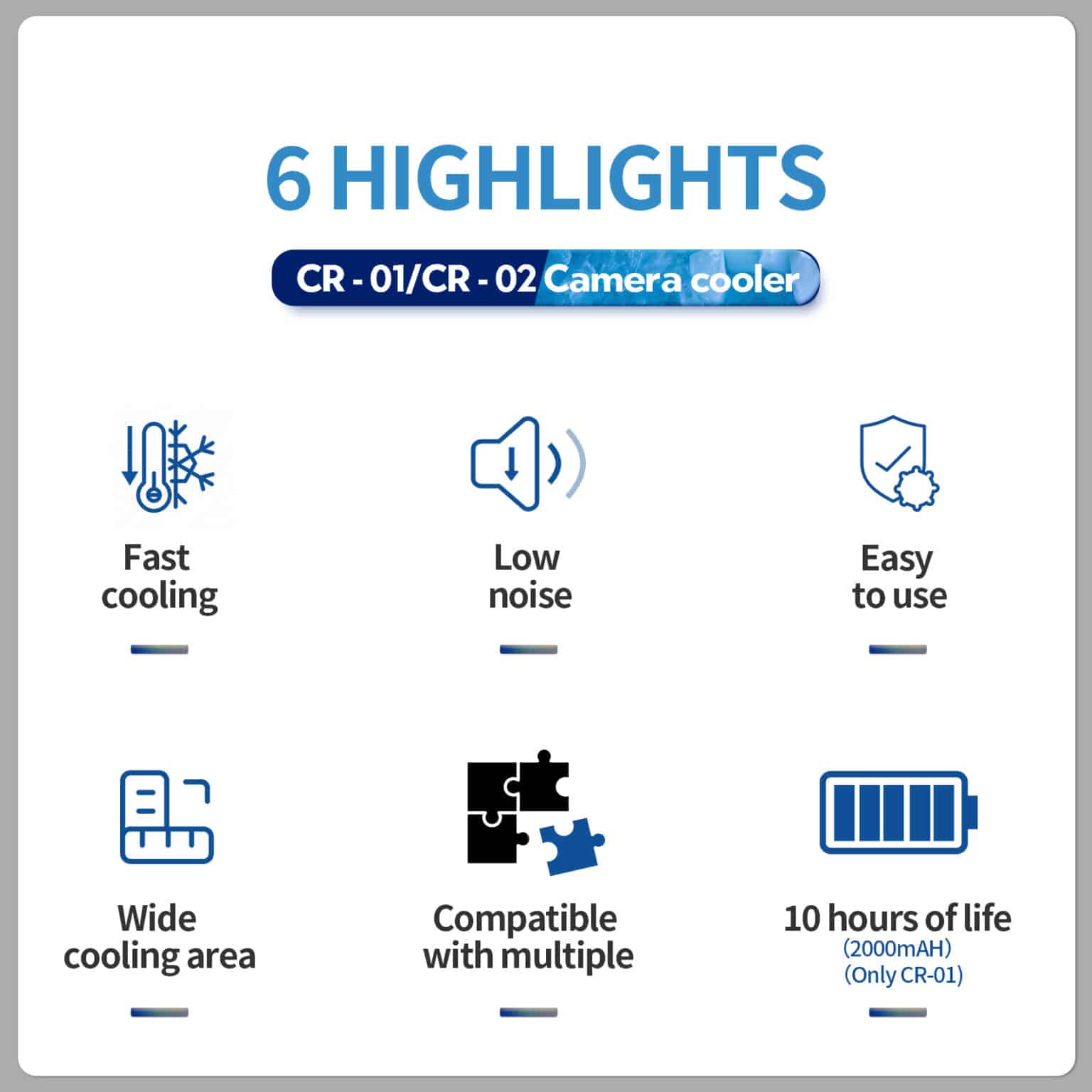 CR-02 Camera Cooler - Fotoprogear