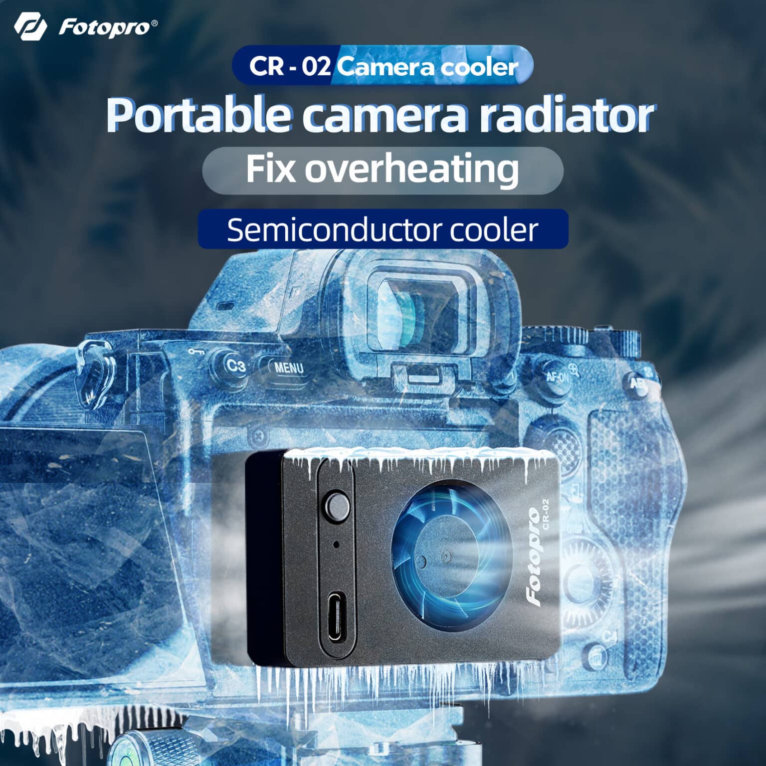 CR-02 Camera Cooler - Fotoprogear